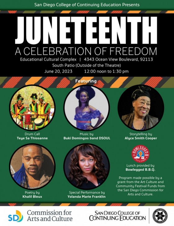 San Diego College of Continuing Education Honors Juneteenth with ...